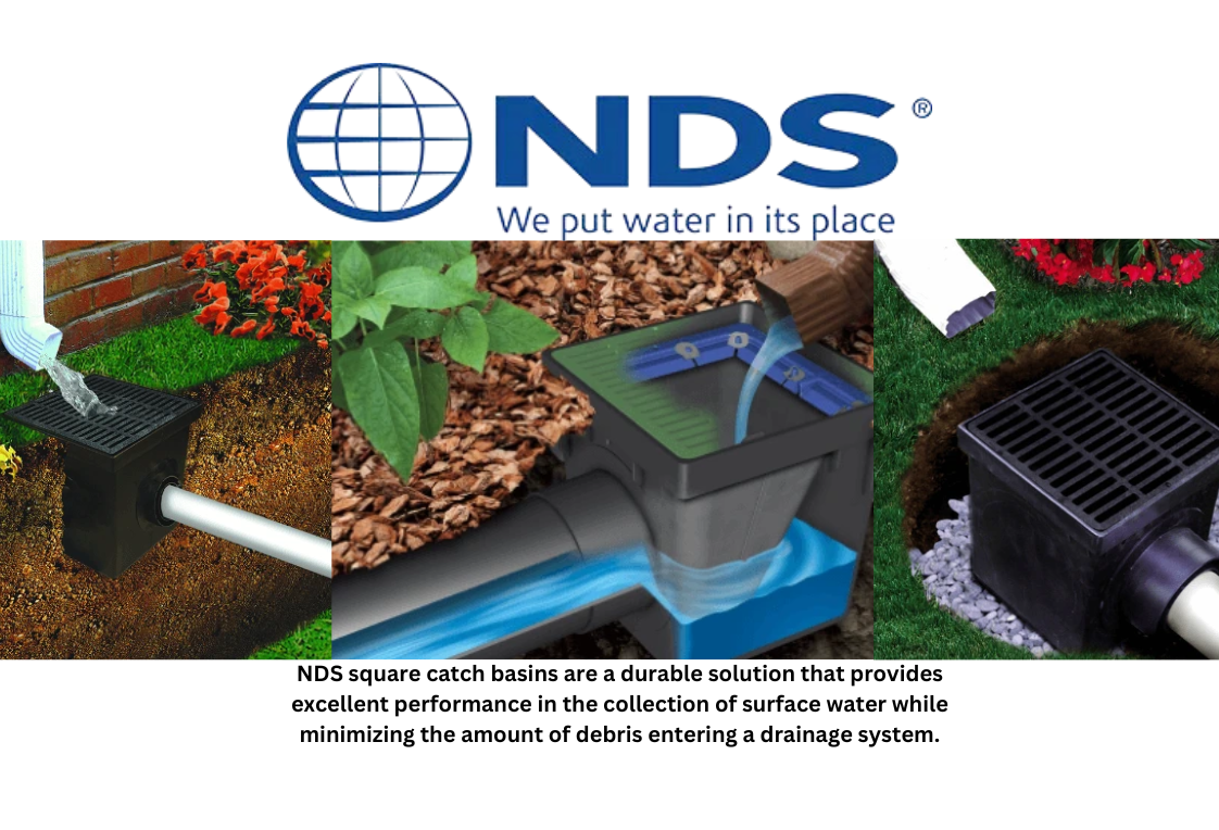 Nds Landscape Drainage Products NDS 9 In. X 9 In. PVC Catch Basin 900*