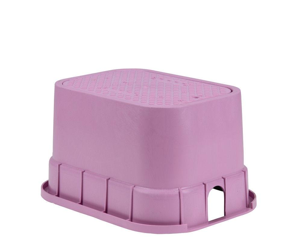 Rain Bird PVBSTDP - 12 in. PVB Standard Valve Box - Purple Body & Drop ...